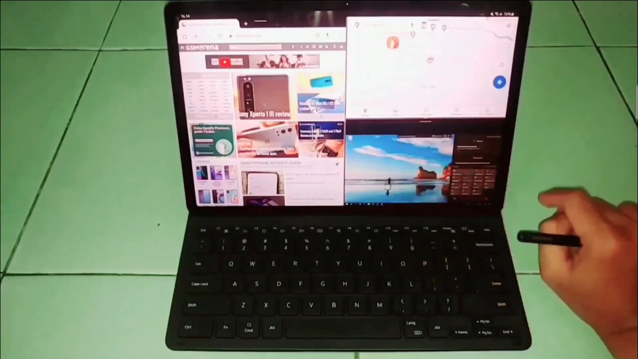 Review Samsung Galaxy Tab S7 FE 5G Second Screen Feature - YouTube