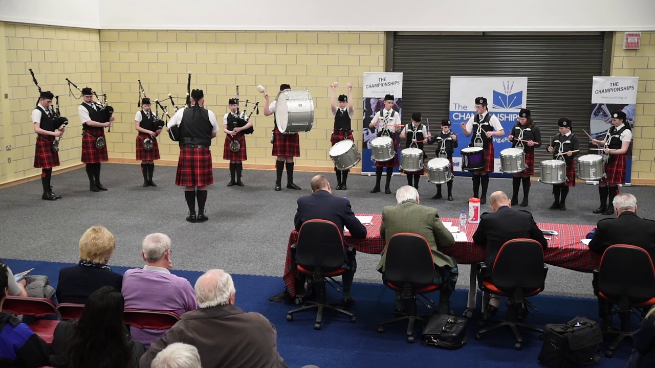 Isle of Bute Schools Pipe Band, Junior B, The 2020 Championships - YouTube