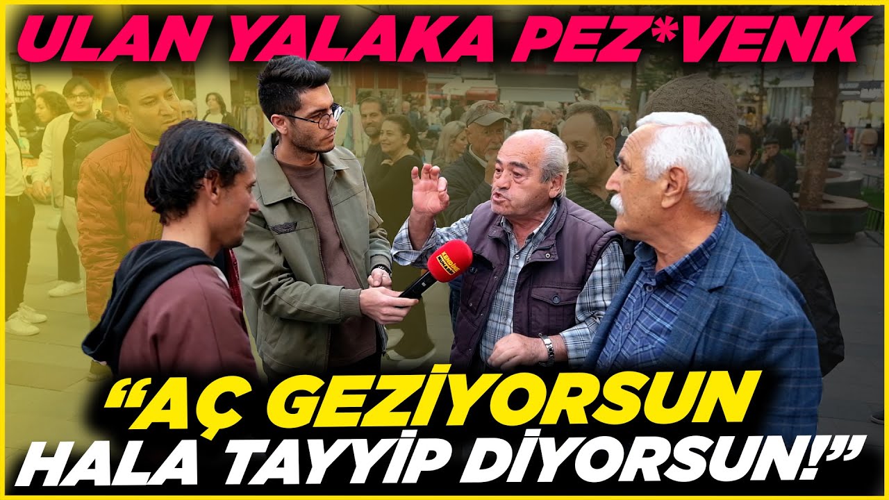 AKP BROŞÜRÜ DAĞITAN ADAM SİNİRLERİ HOPLATTI! “ULAN YALAKA PEZ*VENK ...