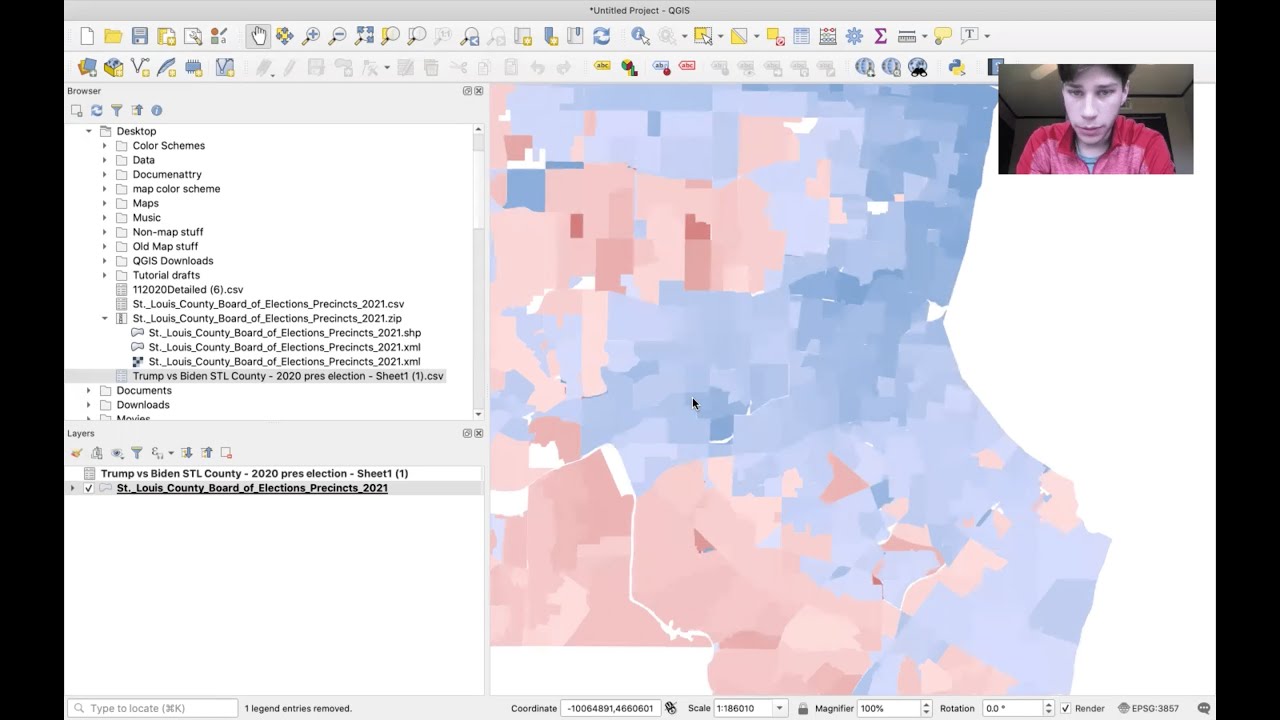 Tutorial: Making the Map - 2020 Presidential Election in St. Louis ...