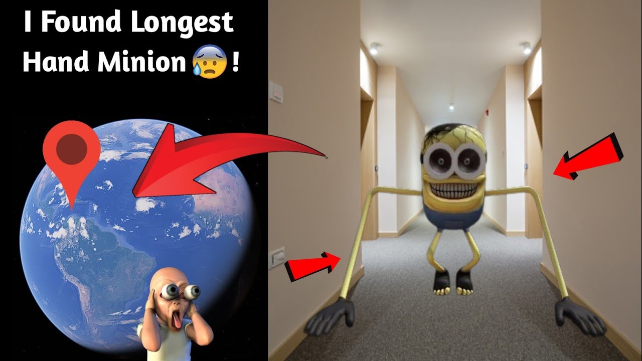 😰 I Found the LONGEST Hand Minion on Google Earth and Google Maps ...