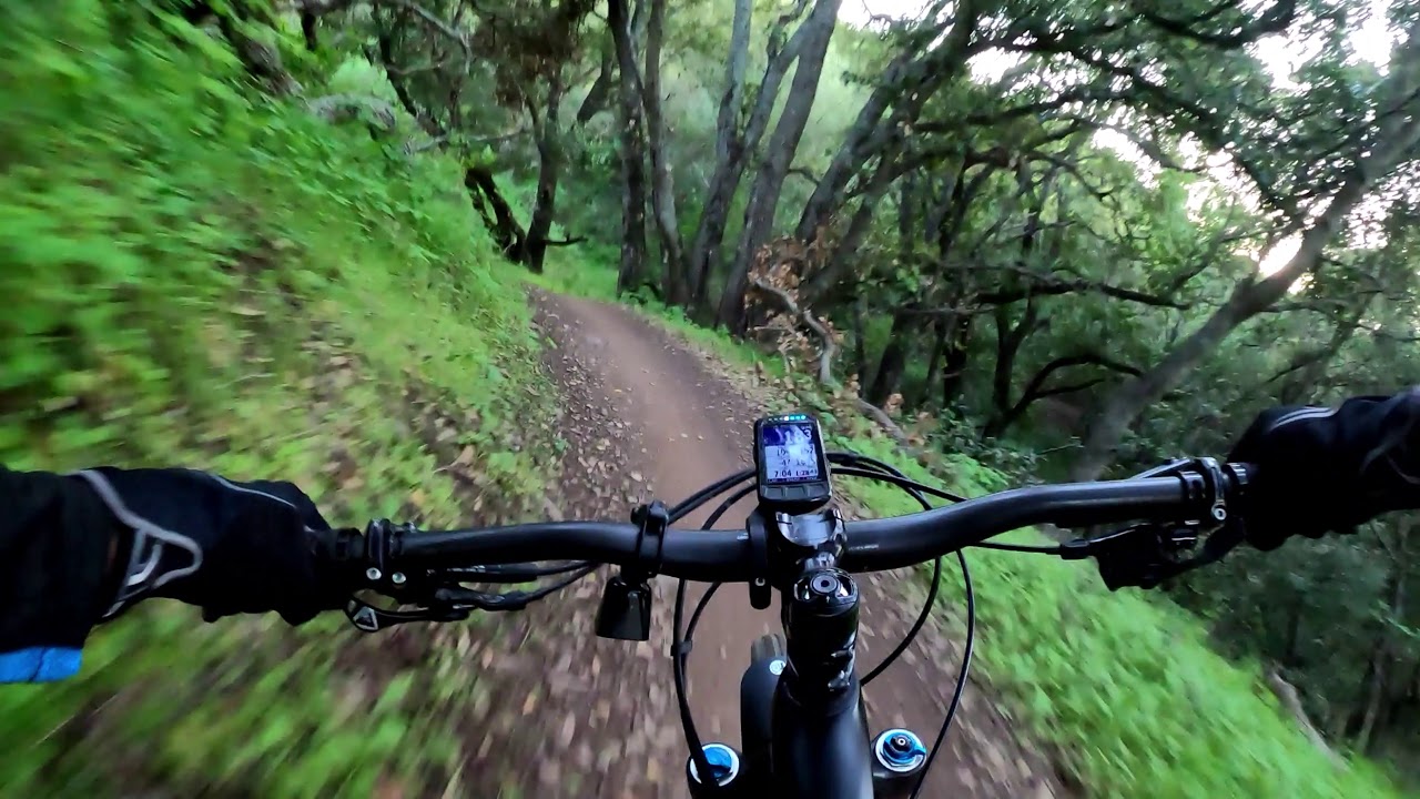 Sweet Downhill Ride at Calero County Park Trail - YouTube