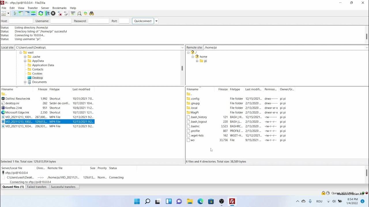 How to transfer files to a server using SSH File Transfer Protocol ...