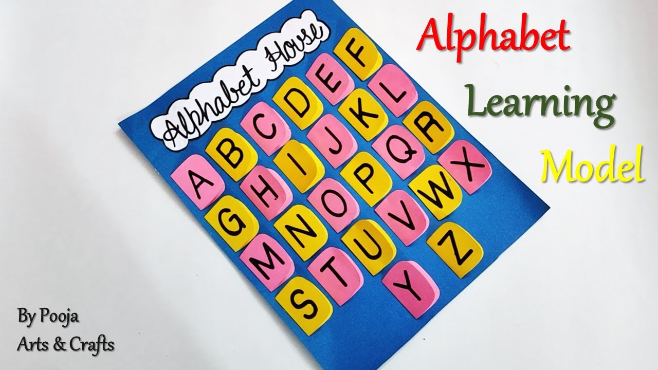 Alphabet Learning Model | English TLM | Alphabet House | Alphabet TLM ...