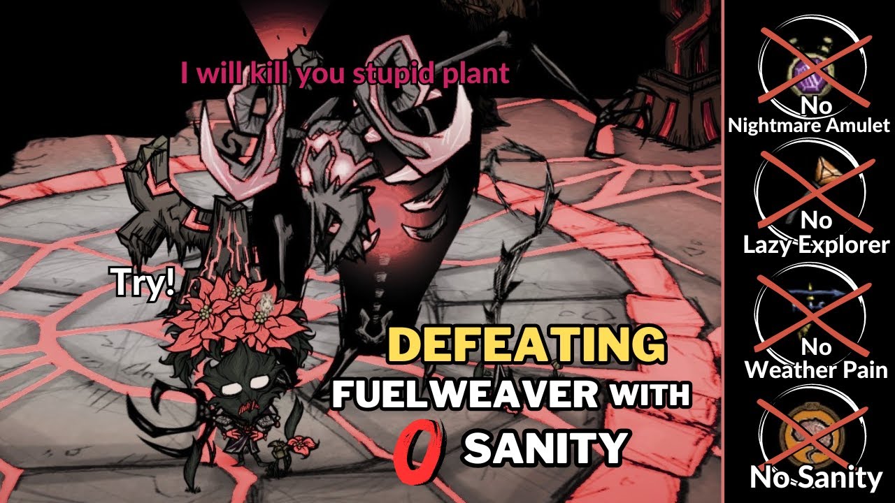 How to Kill Fuelweaver as Wormwood (No Cheese) - Dont Starve Together ...
