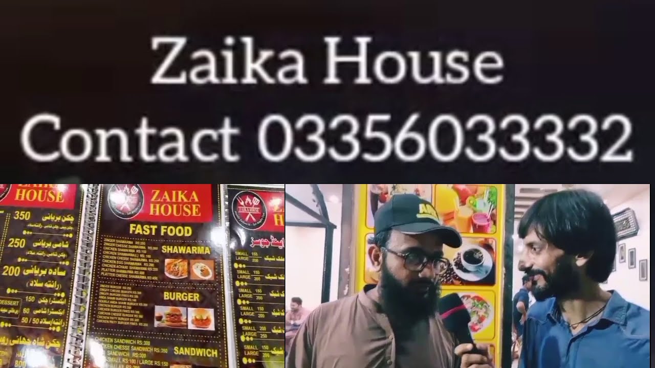 Zaiqa House Resturant Grand Opening Coverage - YouTube