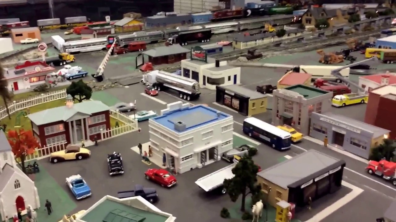 Quesnel model railroad o scale - YouTube
