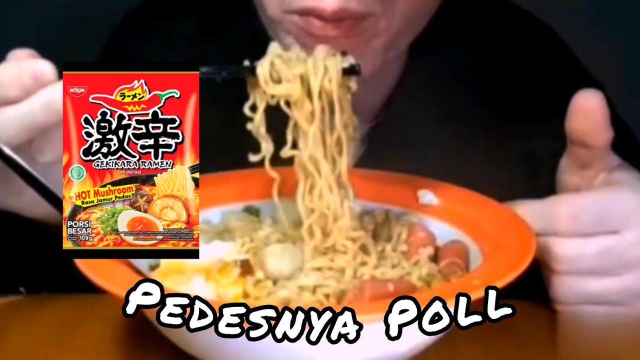 Ramen Pedas Dari Gekikara Ramen Hot Mushroom | Spicy Ramen - YouTube