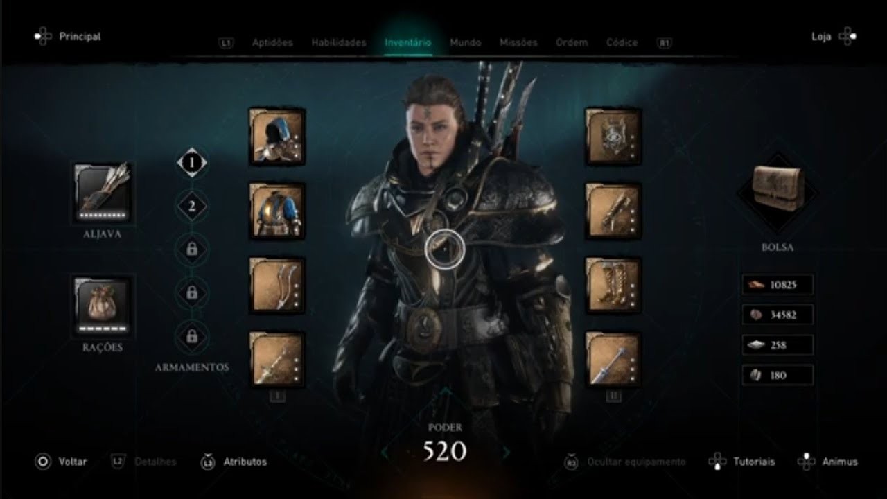 Assassin's Creed® Valhalla Minha Build Poder 520 - YouTube