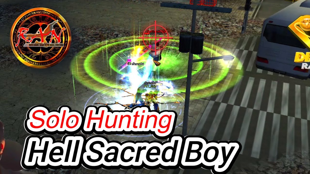 ้Ran Online Solo Huting Hell Sacred Boy - YouTube