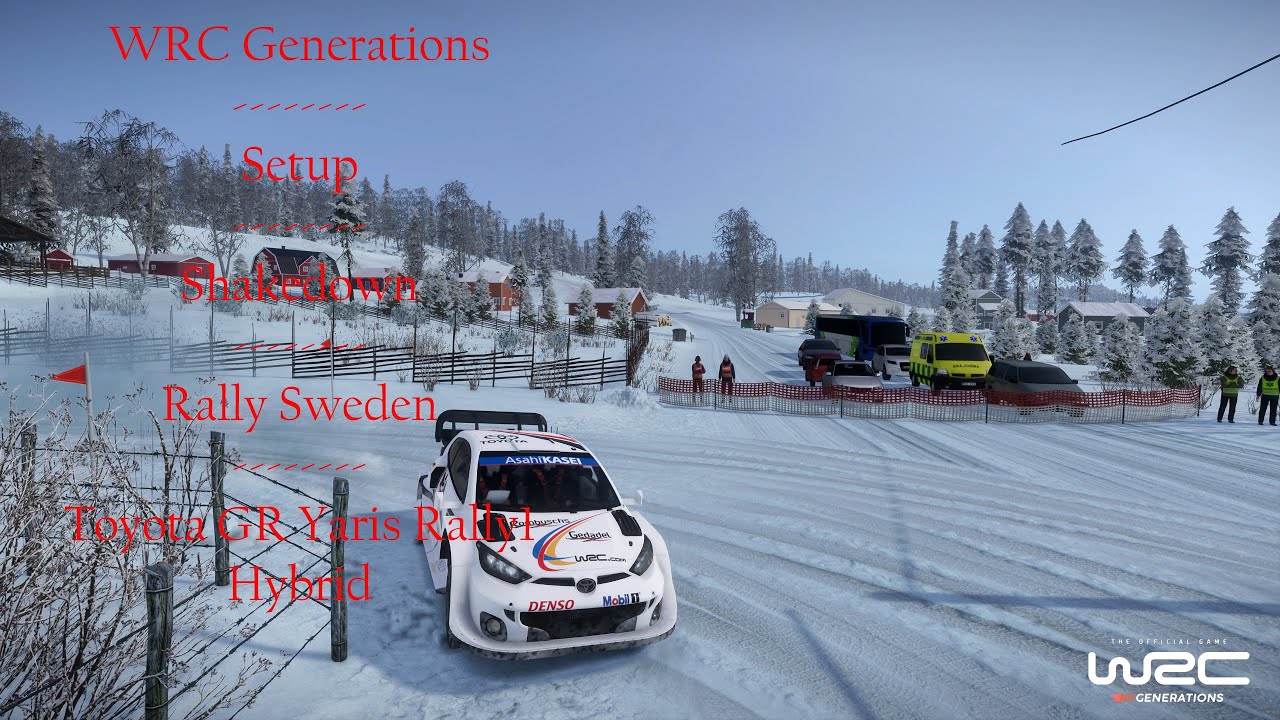 WRC Generations / Setup / Toyota GR Yaris Rally 1 Hybrid / Shakedown ...