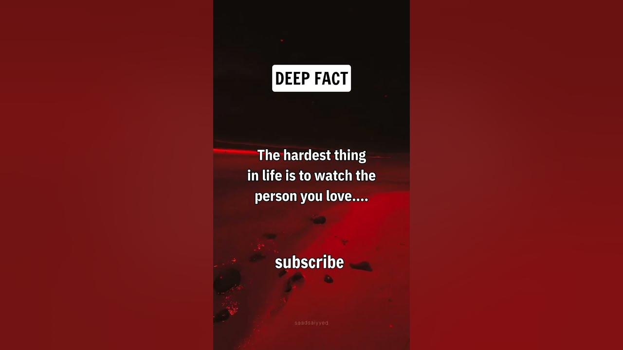 Deep Fact....#shorts #psychologyfacts #subscribe - YouTube