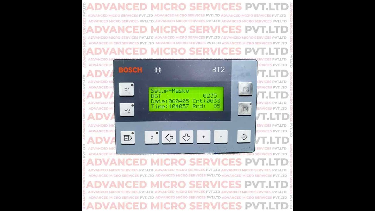 BOSCH BT2 101092 Operator Panel | Advanced Micro Services Pvt. Ltd ...