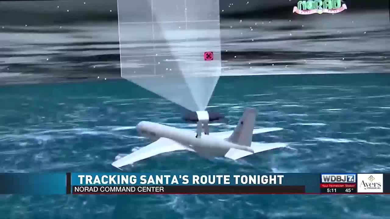 Norad Command Center Tracking Santa's Route - YouTube