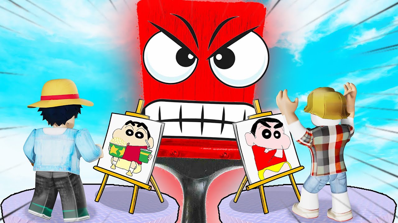 NUCLEAR vs BOB DRAWING BATTLE in ROBLOX! - YouTube