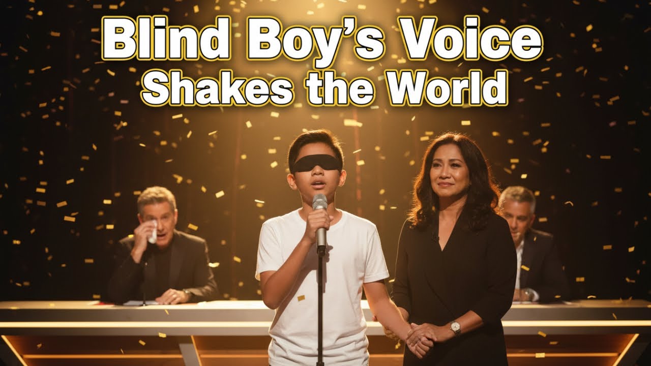 “Golden Buzzer Moment: Blind Filipino Child’s Voice Shakes the AGT ...