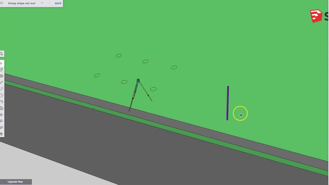 Getting levels on a building site. Part 1 - YouTube