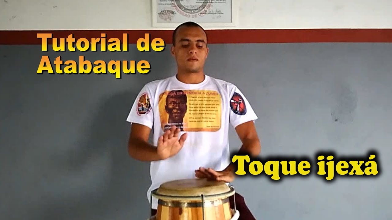 Tutorial atabaque#1 Toque ijexá - acompanhamento são bento grande ...