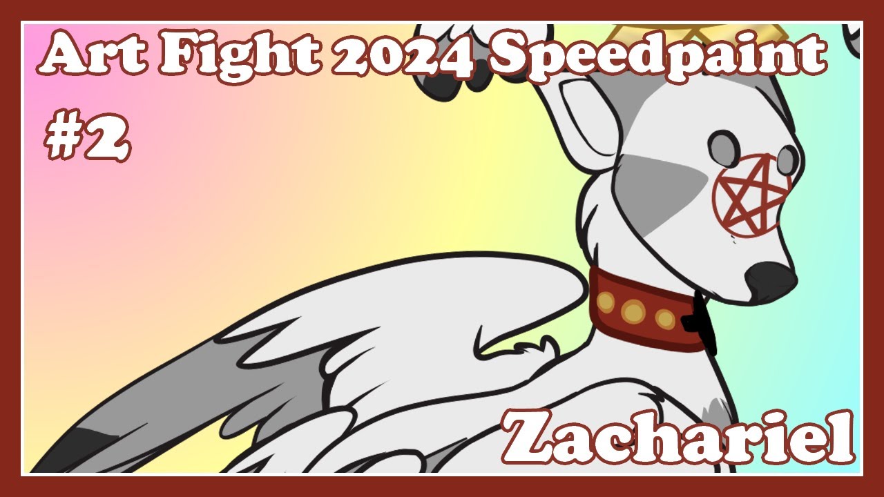 Art Fight 2024 SpeedPaint || Zachariel || 2 - YouTube