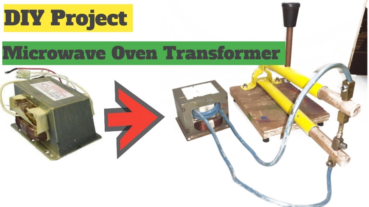 DIY Spot welding using microwave oven transformer - YouTube