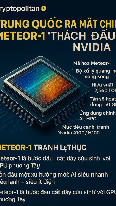 METEOR-1 – “VŨ KHÍ ÁNH SÁNG” CỦA TRUNG QUỐC ĐỂ ĐỐI ĐẦU NVIDIA #ai #robot #chiptalk #chipbandan ...