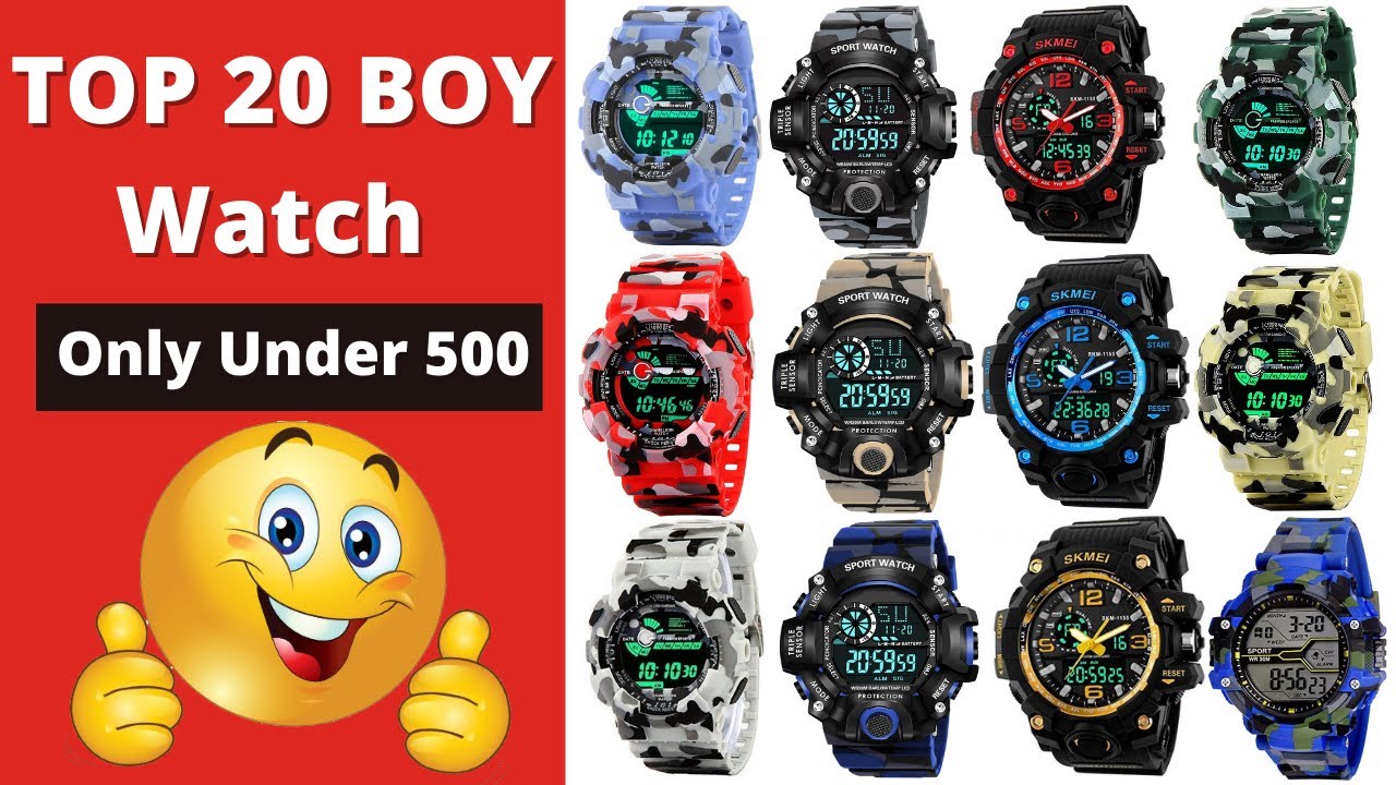 Top 20 Best Boy Watches Online 2021 | Under 500 Boy And Men Watches ...