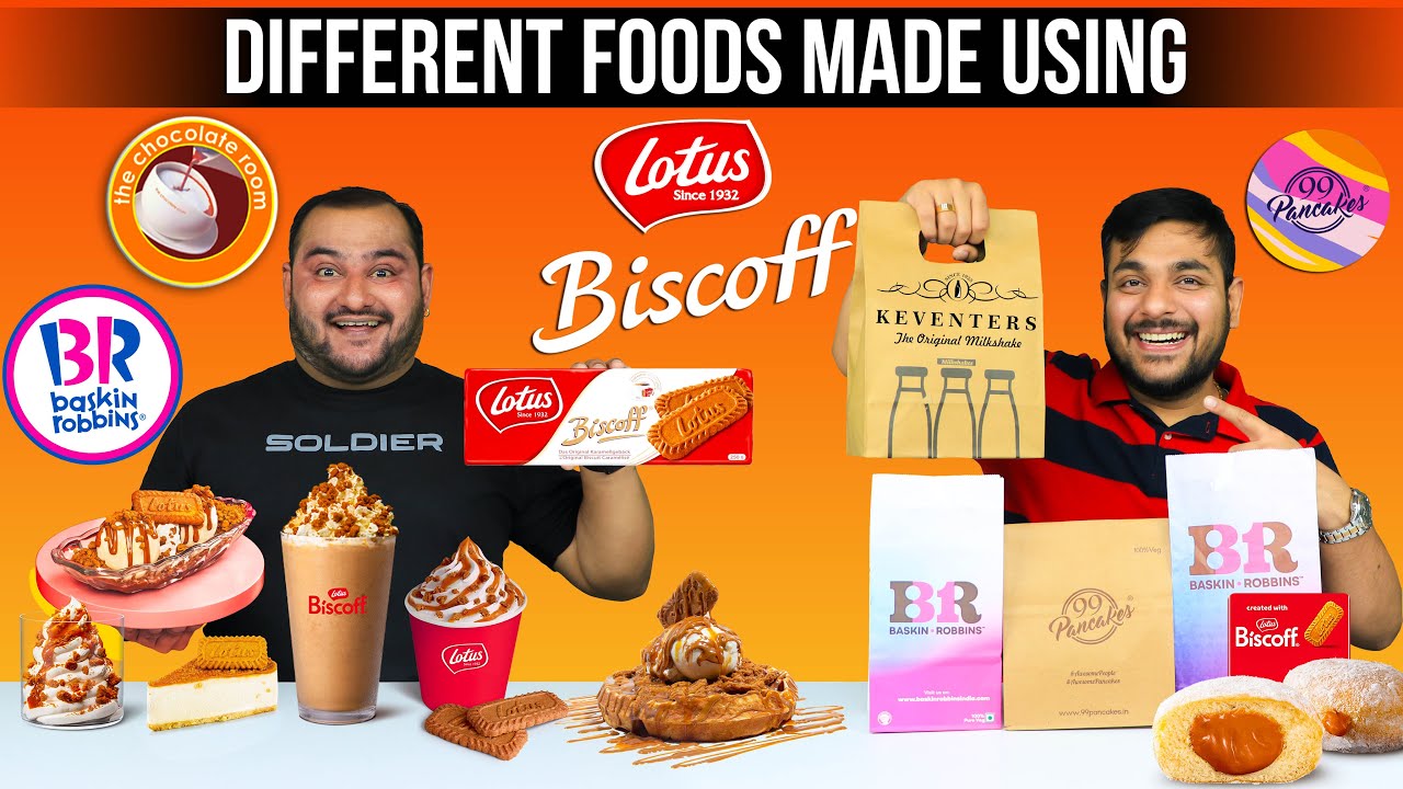 Foods Made Using Lotus Biscoff Biscuits | Lotus Biscoff Food Variety ...