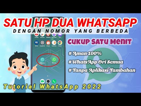 Cara membuat dua whatsApp dalam satu hp || Terbaru 2022