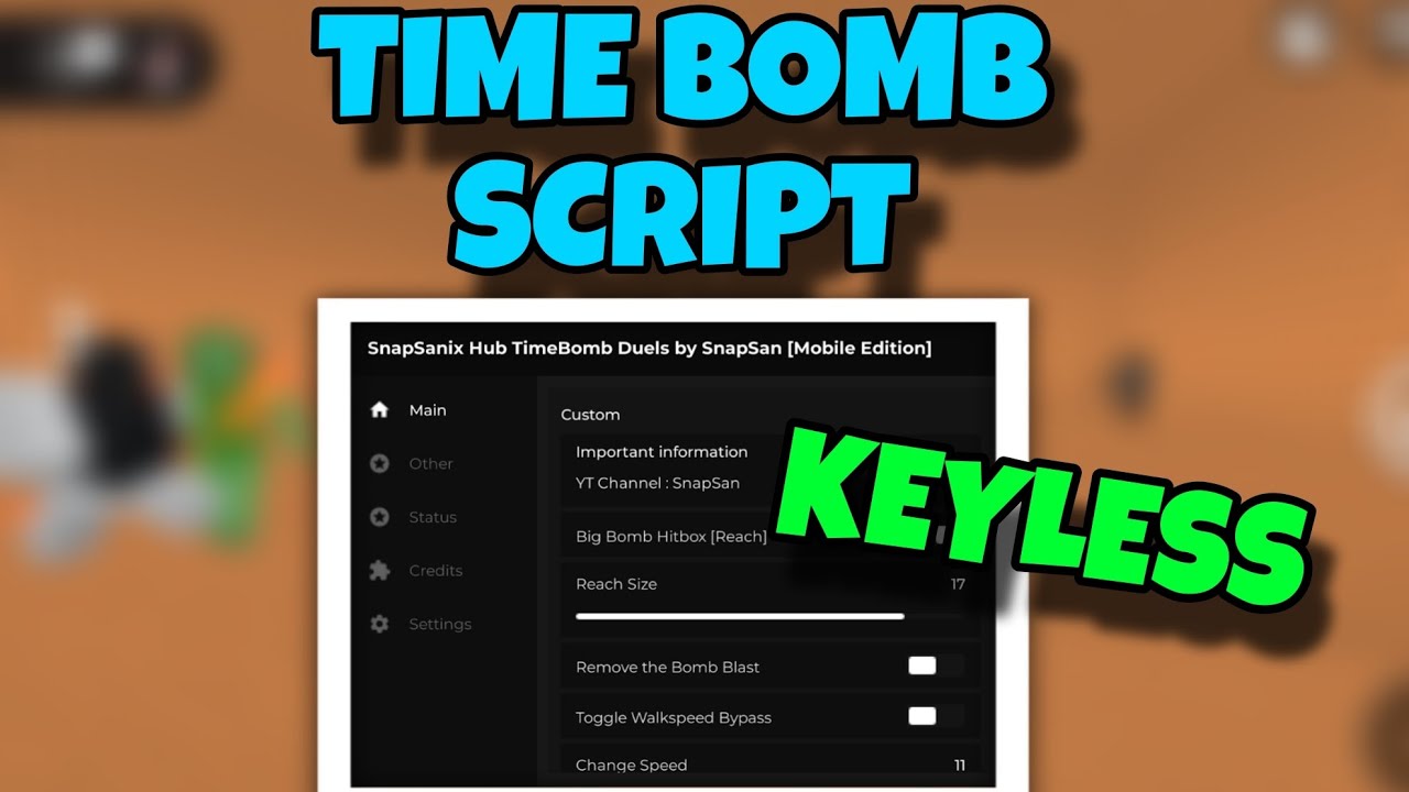 [KEYLESS] 💣 TimeBomb Duels Script Bomb Hitbox | Super OP (Reach ...