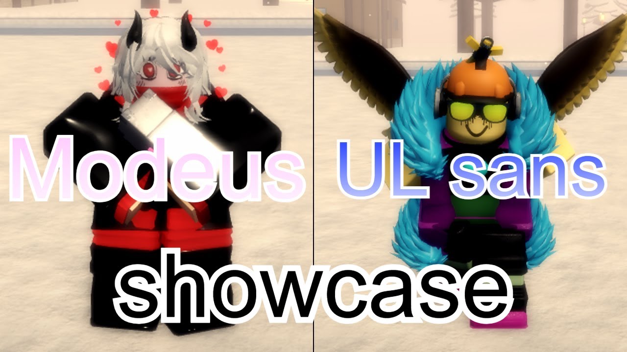 modeus and UL sans showcase | undertale a multiversal timeline - YouTube