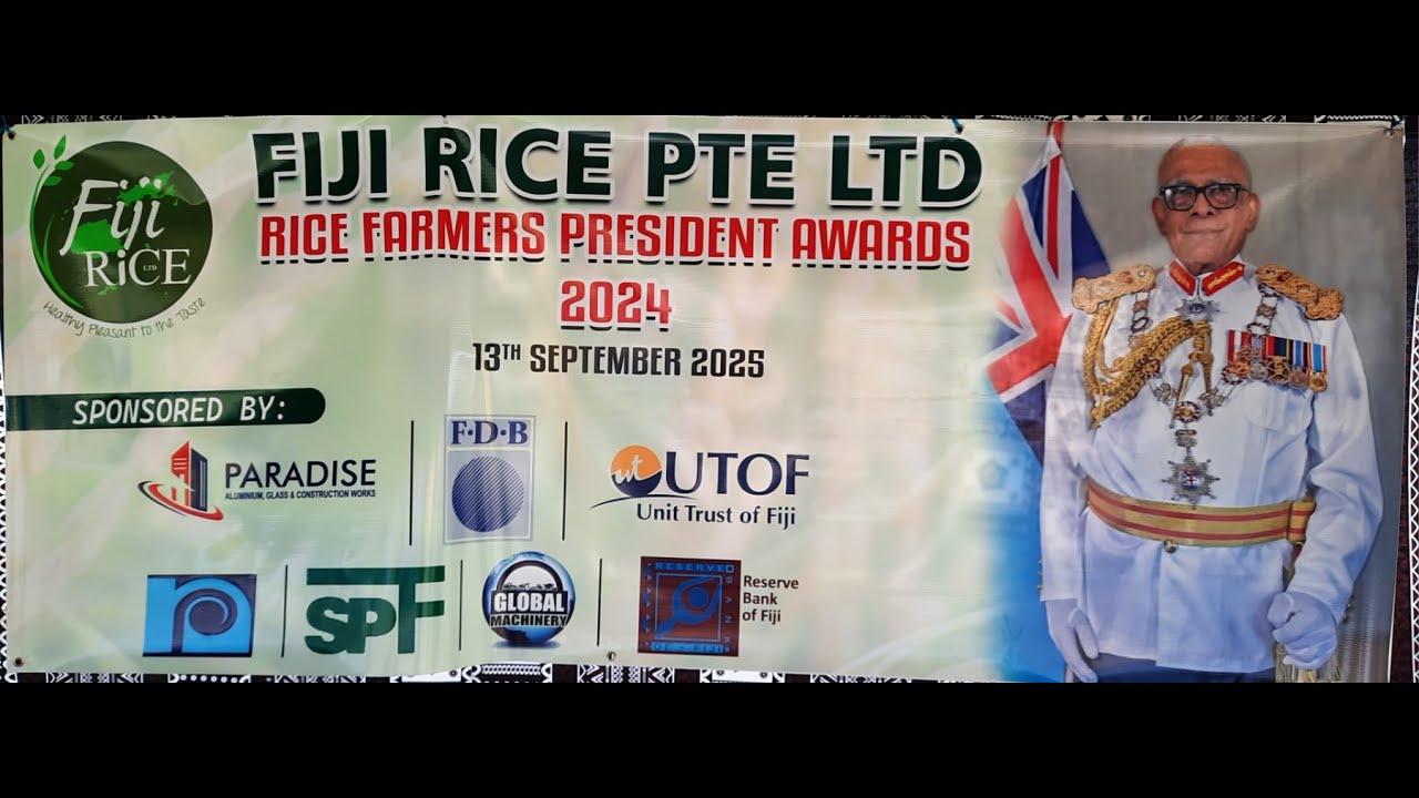Fiji Rice Pte Ltd Rice Farmers President Awards - YouTube