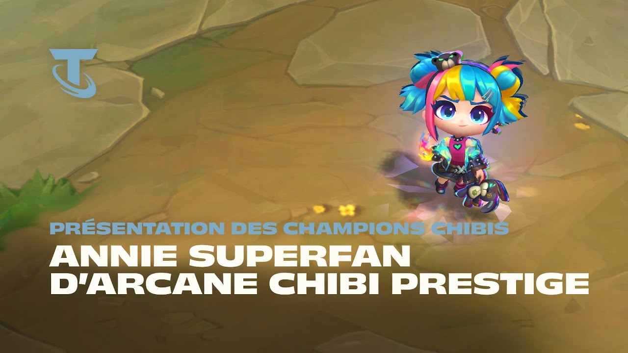 Annie superfan d'Arcane chibi prestige | Présentation des champions ...