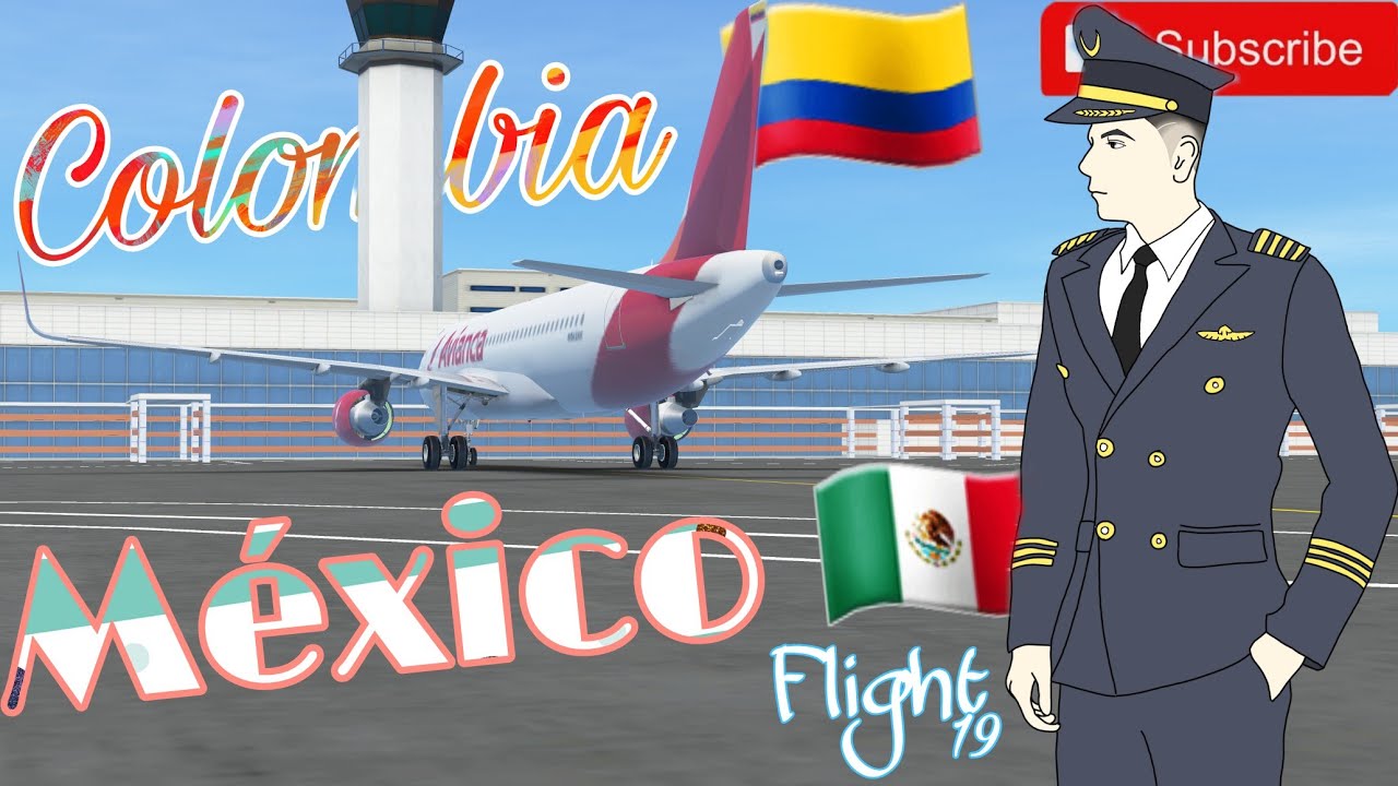 Vuelo de Colombia 🇨🇴 a México 🇲🇽 Infinite flight a320 - YouTube