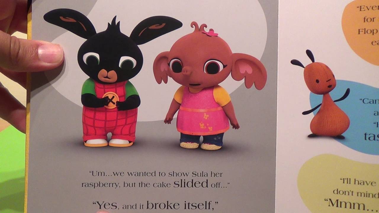 Bing First Words Messy Cake Book Fun Baby Fun Fun - YouTube