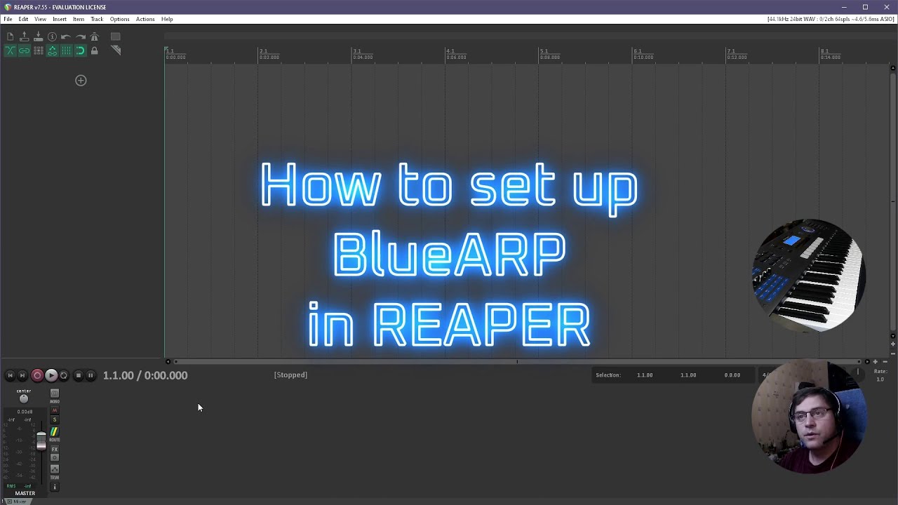 How to set up BlueARP in REAPER (tutorial) - YouTube