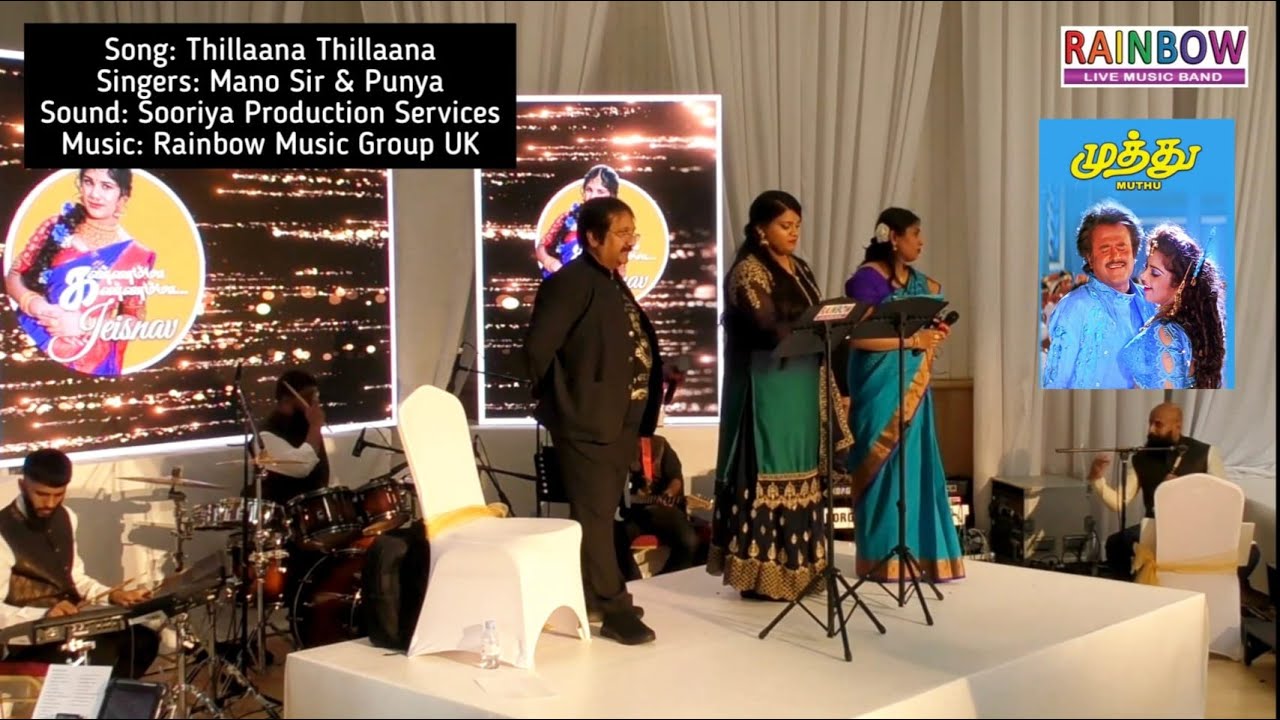 "Thillaana thillaana" song sung by Playback Singer Mano Sir & Super ...
