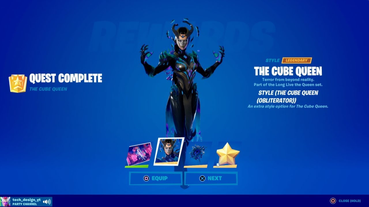 How to get The Cube Queen in Fortnite | Secret Skin Fornite Battle ...