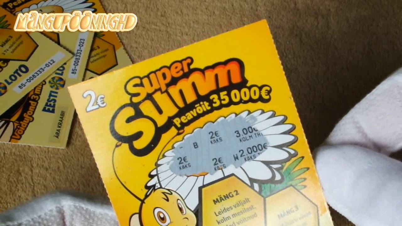 Kiirloterii Super SUMM 4 - YouTube