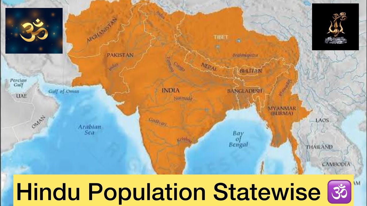 Hindu Population Statewise 🕉️ | India | Hinduism | Sanatan Dharma ...