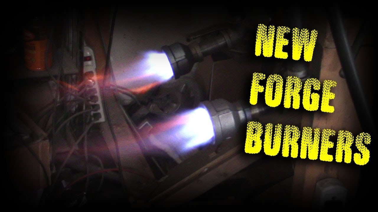 DIY Forge Build - The Burners - YouTube