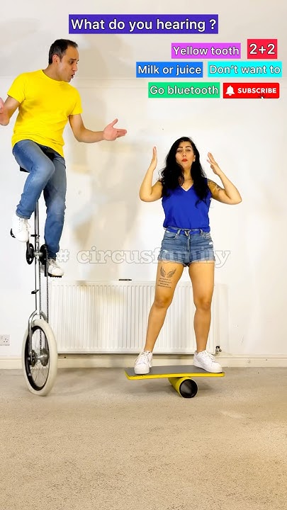 What do u hear!? #trending #challenge #shorts #funny #circusfamily - YouTube