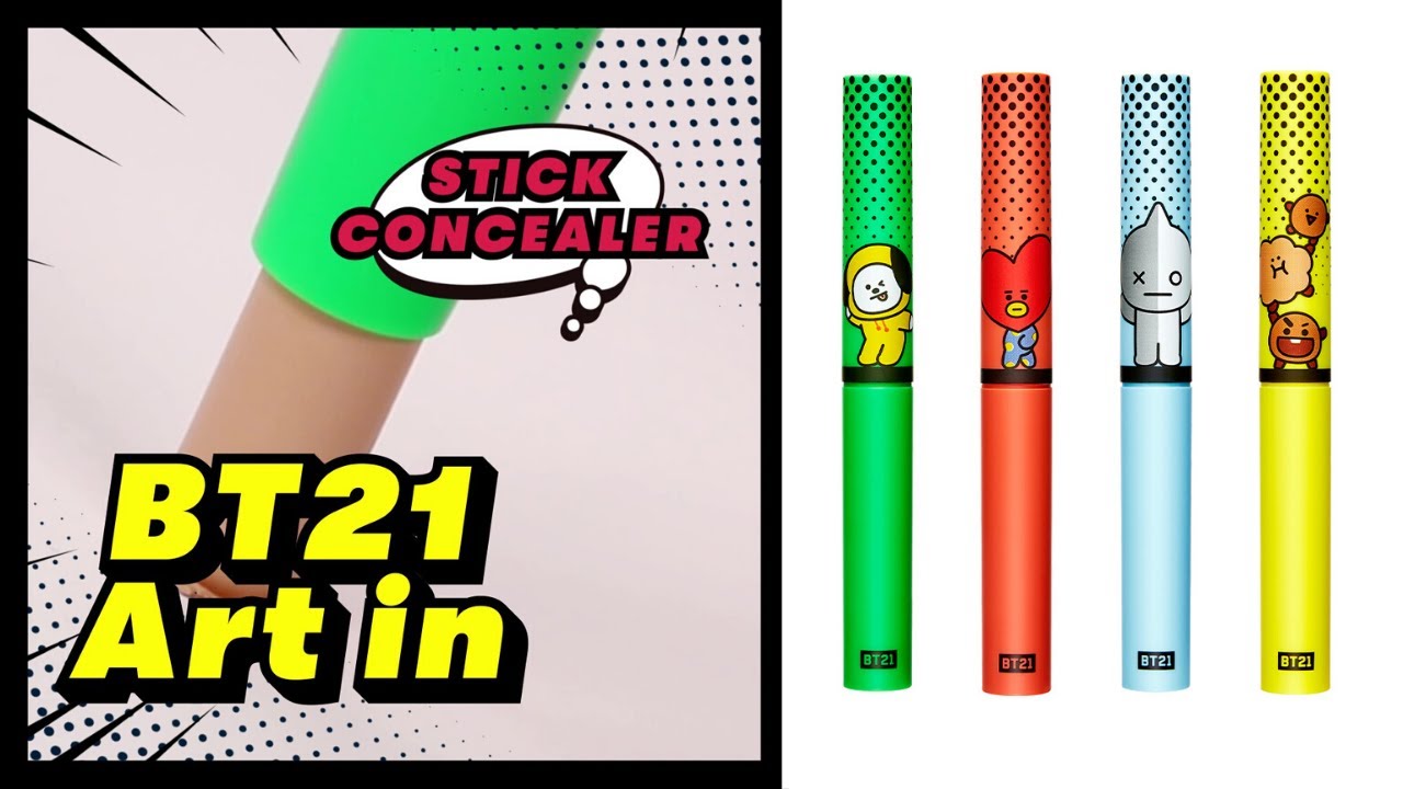 [VT X BT21] Get That Flawless Look with ART IN STICK CONCEALER - YouTube