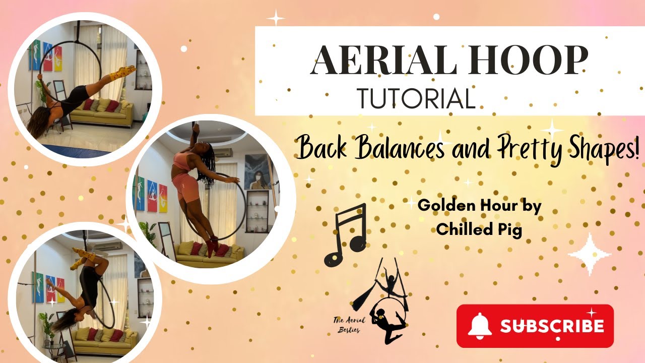 Fun Aerial Hoop Tutorial! Work on Your Back Balance - YouTube