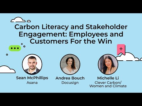 Carbon Literacy & Stakeholders - Andrea Bouch, Sean McPhillips ...