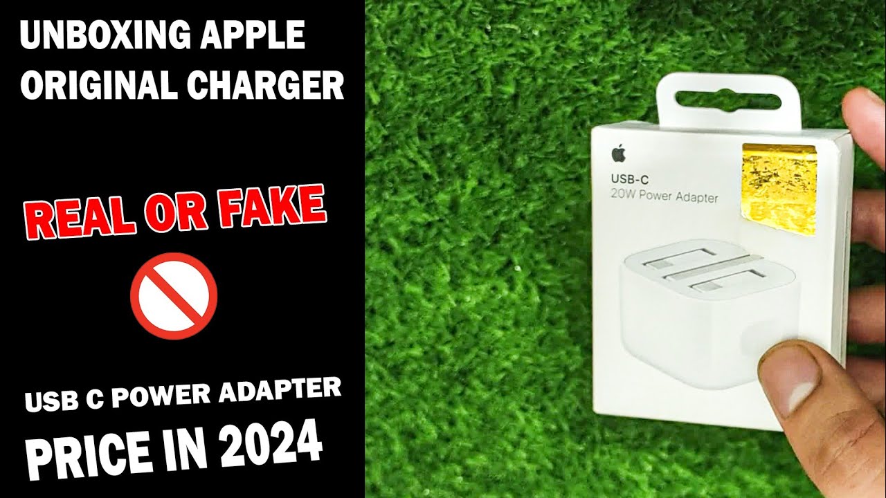 Unboxing Apple Original Charger In Pakistan | 20W USB-C POWER ADAPTER ...