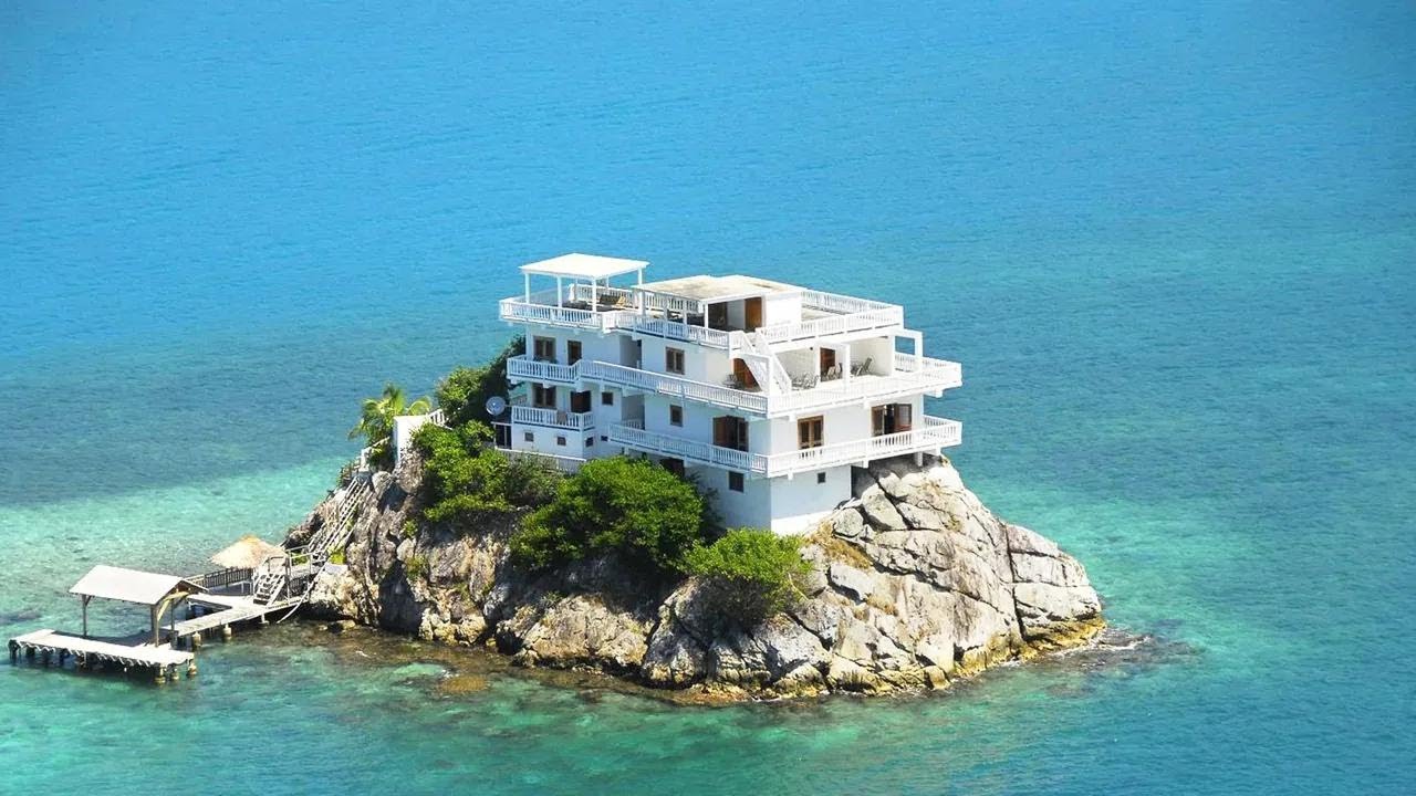 The World's Most EXPENSIVE Island Mansions - YouTube