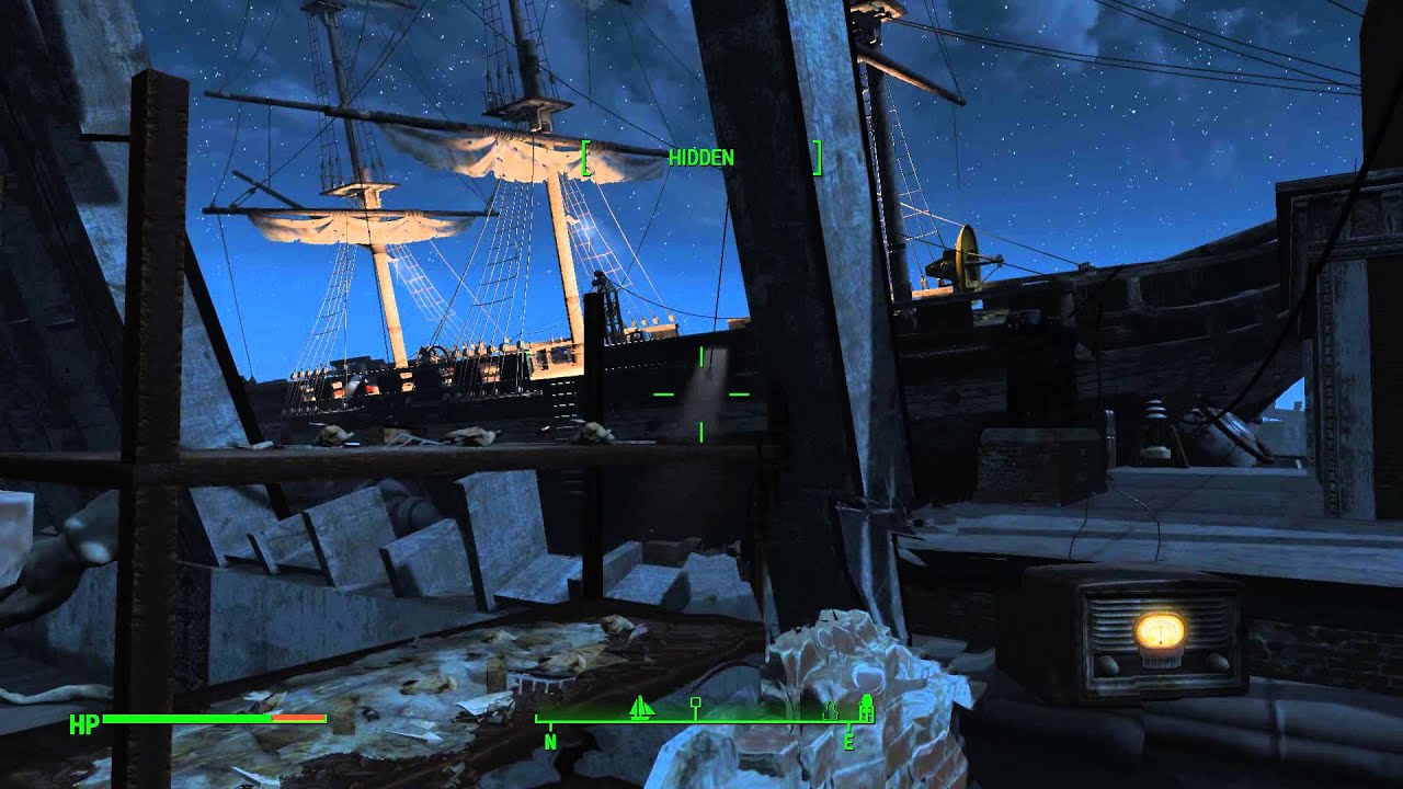 fallout 4 USS constitution - YouTube