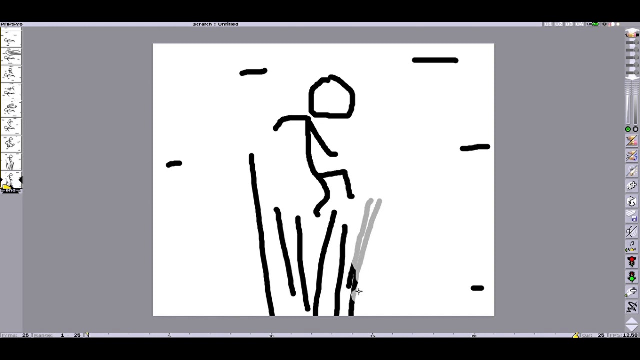 TUTORIAL Cara Membuat Animasi Stickman bertarung Di Plastic animation ...