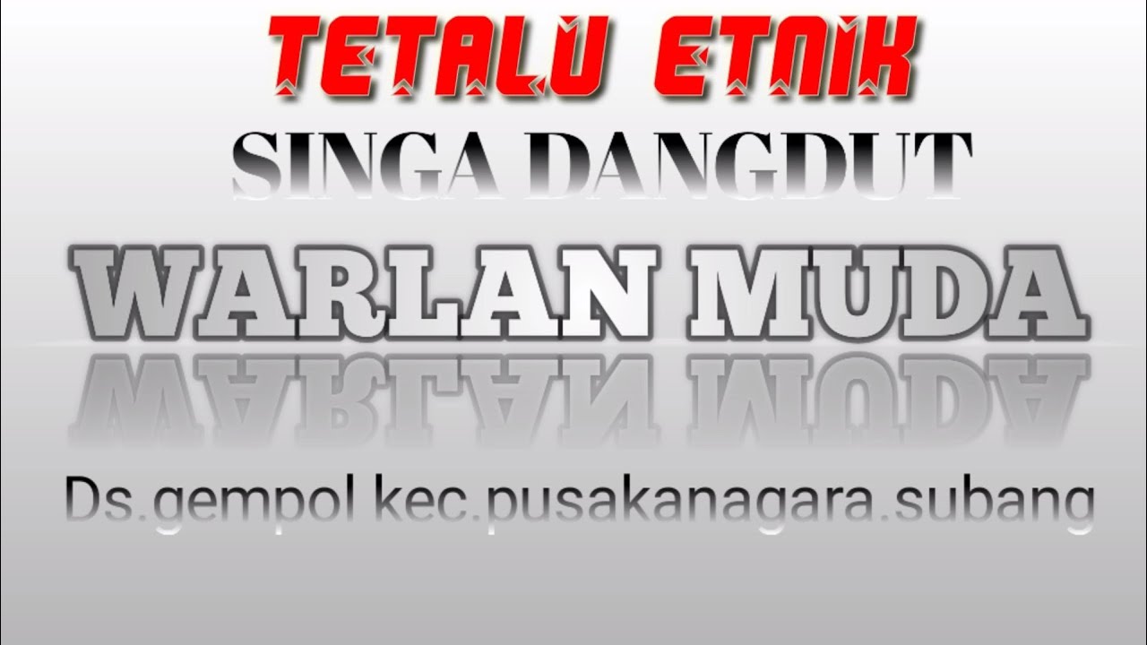 WARLAN MUDA‼️TETALU ETNIK‼️7 JUNI 2024@TEAMOSNOYOfficial - YouTube