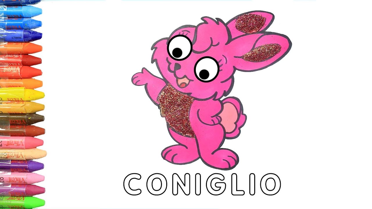 Scopri i Colori Con il Coniglio Arcobaleno 🐰 Impara i colori 🌈 Impara ...